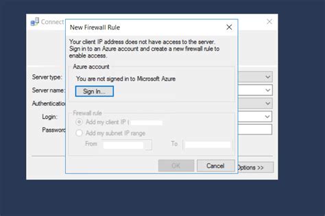 accessing azure sql db from azure vm using a static public ip adress