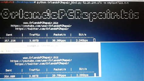 4530mbps Ddos Attack Ntp Reflection Youtube