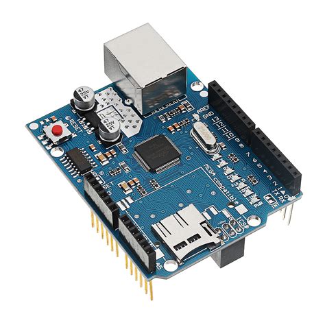 geekcreit® ethernet shield module w5100 micro sd card slot for arduin