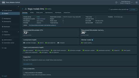 tanzu mission control creating clusters