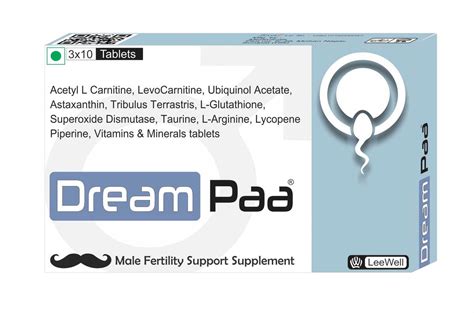 Dreampaa® Male Fertility Support Supplement With L Carnitine Ubiquinol