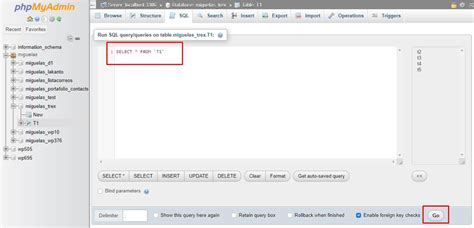 How To Run Execute Mysql Queries Using Phpmyadmin In Cpanel