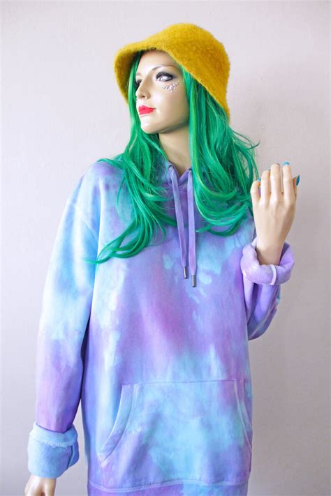 Pastel Tie Dye Hoodie Etsy