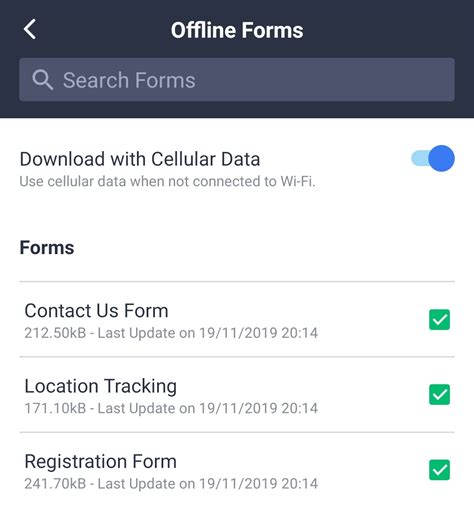 how can i use jotform mobile forms without internet access