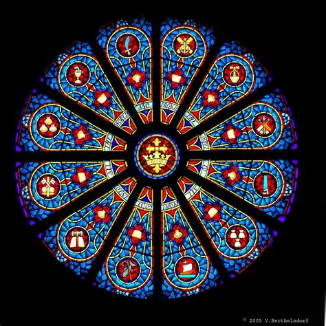 Gothic Rose Window Stained Glass Windows Stained Glass Gothic Rose
