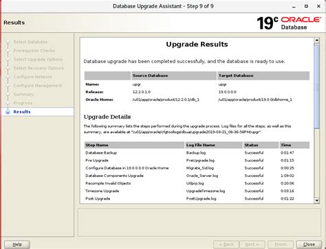 oracle 19c database upgrade from 12 2 0 1 to 19 2 0 0