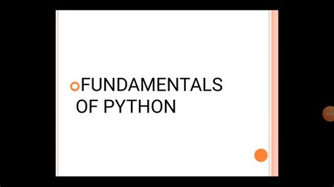 computational thinking and features of python youtube