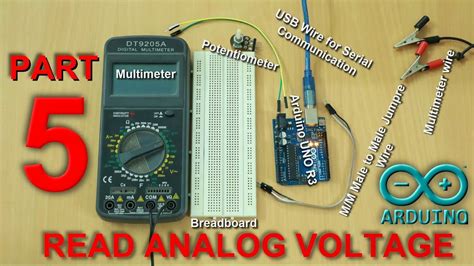 read analog voltage arduino part 5 basic 2019 youtube
