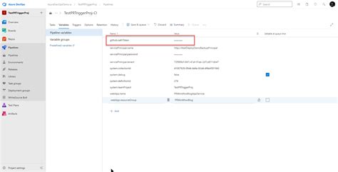 static web app pr workflow for azure app service using