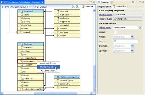 managing jpa entity mappings