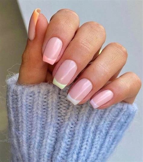 50 Cute French Tip Nails To Try In 2022 — Pink French Tip Nails