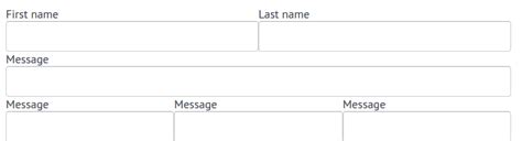 html how to move labels from top to left and make the inputs 100