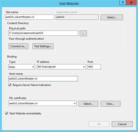 iis server name indication sni