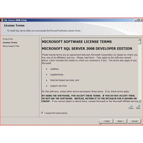 how to setup microsoft sql server 2008 in virtualbox