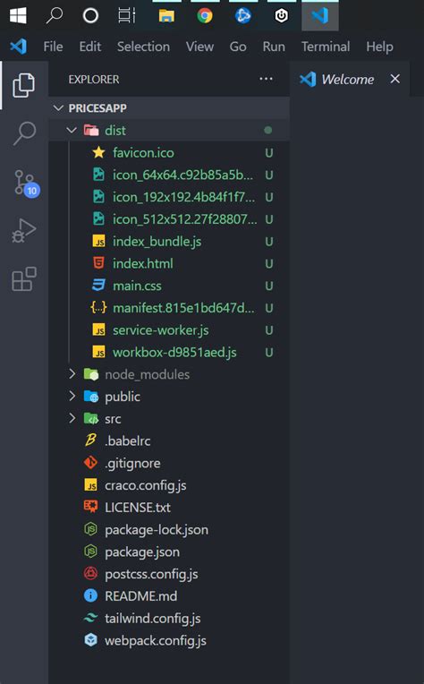 reactjs no service worker js in production build after deployment