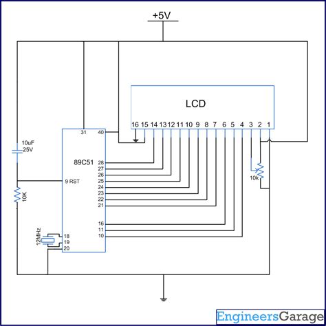 how to create text animation on 16x2 lcd using 8051 microcontroller