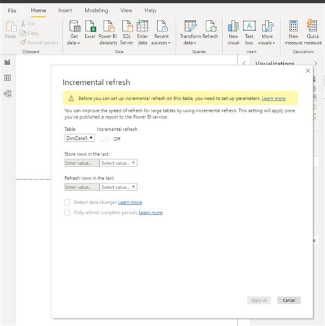 solved incremental refresh microsoft power bi community