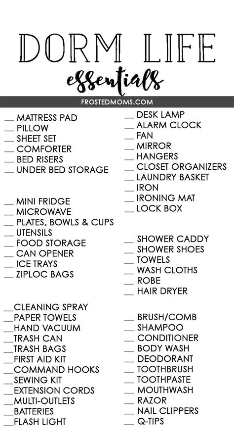 Dorm Room Essentials Everything You Need For College Life