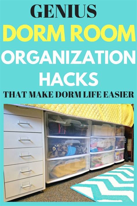 Dorm Room Organization Great Hacks For Organizing A College Dorm Room
