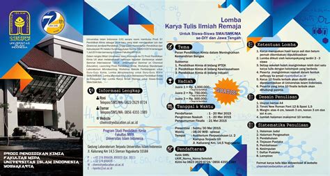 Lomba Karya Tulis Ilmiah Remaja Untuk Siswa Siswa Sma Smk Ma Se Diy Dan
