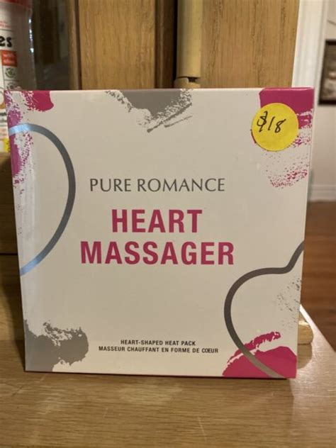 Pure Romance New Heart Massager Heart Shaped Heat Pack Sporting