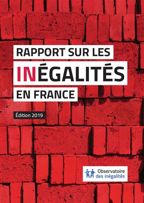 Observatoire Des Inégalités On Twitter Inégalités Le « Rapport Sur