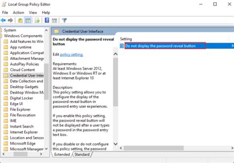 3 ways to disable the password reveal button on windows 10