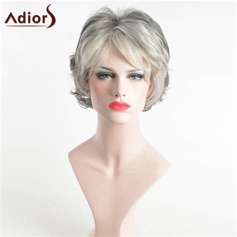 Adiors Pixie Colormix Side Bang Slightly Curled Short Synthetic Hair