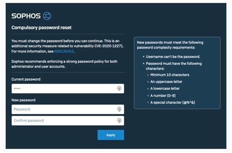 xg fw default admin password forgotten reset discussions sophos