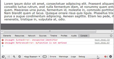 how do i diagnose javascript errors on my site inmotion hosting