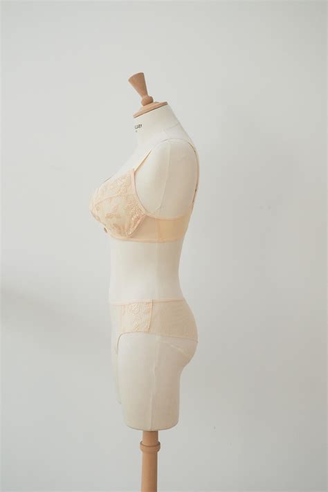 Beige Plus Size Underwired Bra Attitude Maison Lejaby