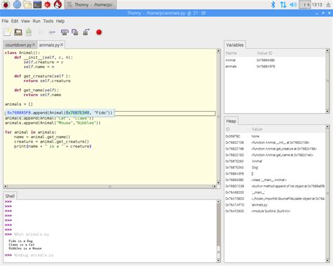 thonny on raspbian the new python ide for the raspberry pi magpi