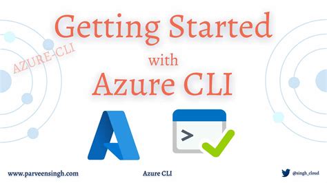 getting started with azure cli