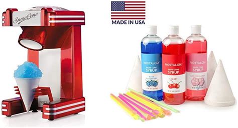 Nostalgia Rsm702 Retro Single Snow Cone Maker With Snow