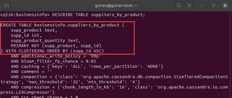 cassandra how to create drop alter and truncate tables