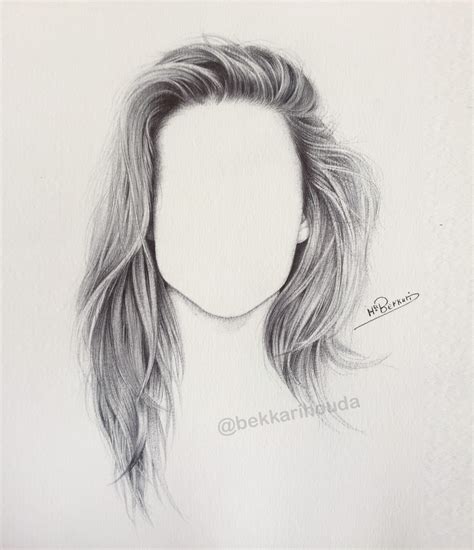 How To Draw Detailed Hair Realistic Hair Drawing Drawing Hair