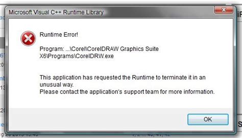 coreldraw runtime error coreldraw graphics suite x6 coreldraw