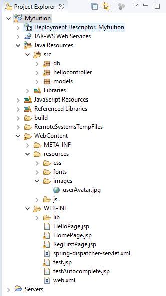 html static image file is not loading in jsp page and