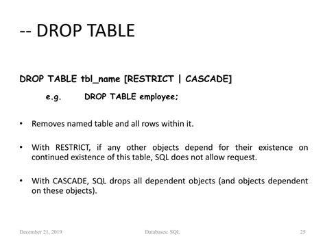 ppt structured query language sql powerpoint presentation free