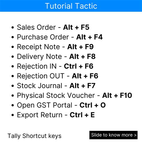 tally shortcut keys part 1 shortcut key computer shortcut keys