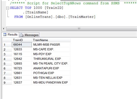 sql tips and tricks