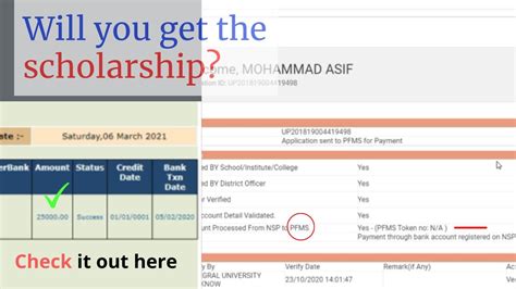 Application Sent To Pfms For Payment National Scholarship Portal