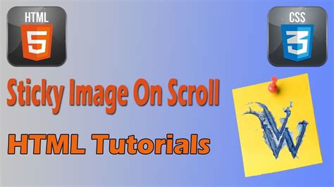 html fixed image scrolling page sticky position in css css sticky