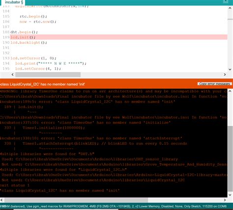 i am facing some errors while compiling code please help programming
