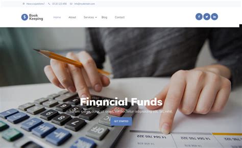 book keeping free bootstrap 4 html5 responsive agency website template