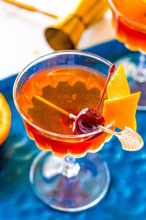 Classic Manhattan Cocktail Recipe Averie Cooks