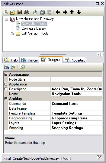 introducing the designer tab—arcmap documentation