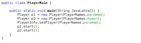 java latte thread communication with wait notify and notifyall in