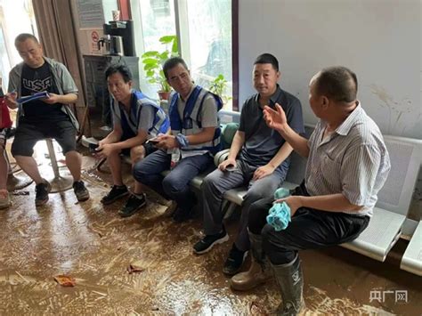 河南巩义市米河镇受灾严重 当地正在全力抢修基础设施 央广网