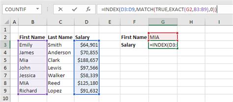 how to create a case sensitive lookup in excel excel